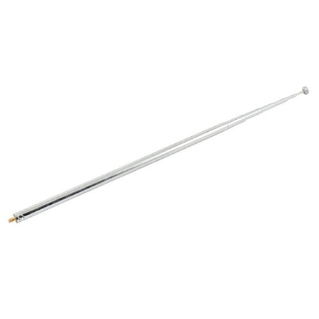 Steel Rod 7 Sections TV Telescopic Antenna Aerial 110cm Long | Walmart ...
