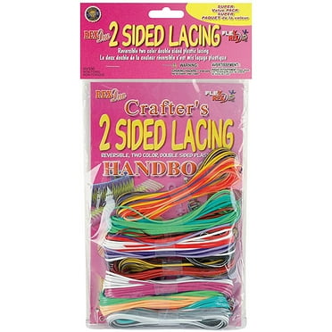 S'getti Strings Plastic Lacing, 27yd, Neon - Walmart.com