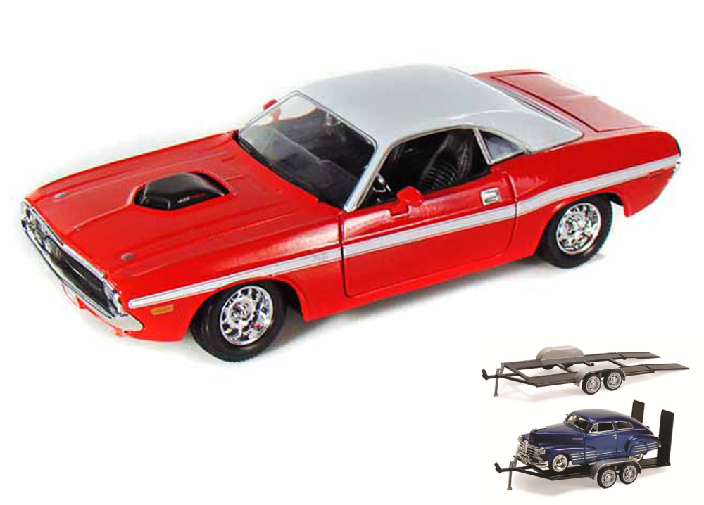 Diecast Car & Trailer Package - 1970 Dodge Challenger R/T Coupe ...