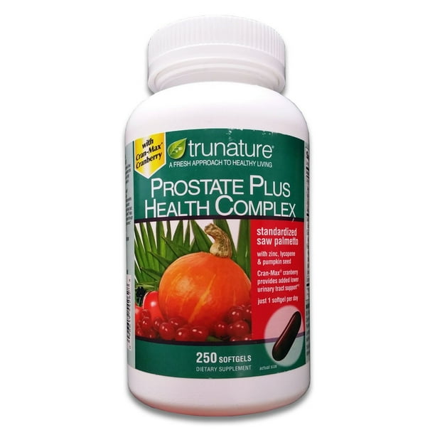 trunature Prostate Health Complex, 250 Softgels - Walmart.com