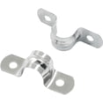 50 Pcs 12mm Stainless Steel Rigid Pipe Strap U Bracket Two Hole Conduit ...