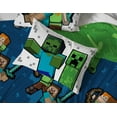 Minecraft Twin Size Comforter Bed Set with Sheets for Kids, 100% ...