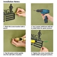 1set Iron Medal Hanger Holder Display Wall Rack with Screws Swimming ...