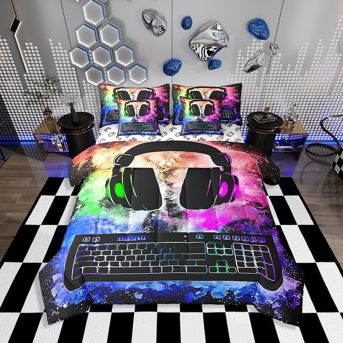 Click here for Erosebridal Gamer Comforter Set With Sheets Twin S... prices