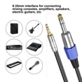 Cable 3.5mm Male to 6.35mm Male Extension Cable Cord Wire for Phones ...