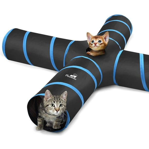 IGUOHAO Jouets pour Chats, Tube de Tunnel pour Chat Tunnels à 4 Voies ...