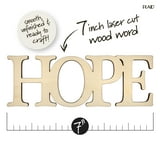 Plaid Unpainted Wood Surfaces, Hope, 7" - Walmart.com