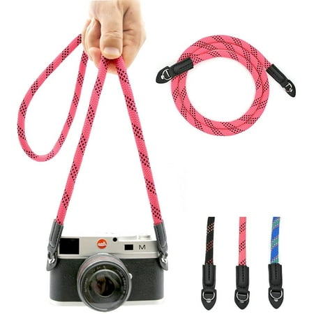 Eorefo Camera Strap Vintage 100cm Nylon Climbing Rope Camera Neck ...