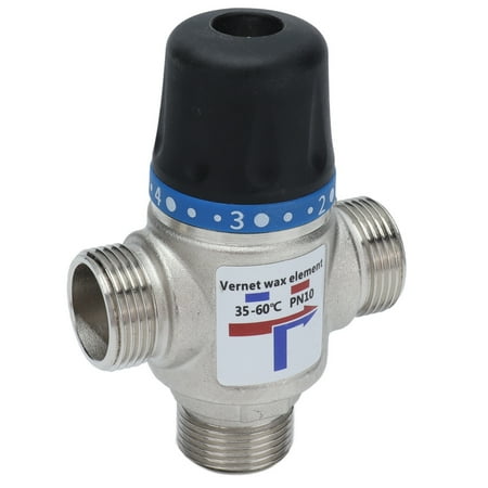 Tbest Hot and Cold Water Mixing Valve,3 Way Thermostatic Mixing Valve ...