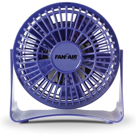FanFair Mini High Velocity Personal Fan 4 Inch Fan Quiet Cooling, Tilt ...