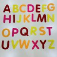 HOOWIFFY Applique Patches 52pcs Lower Case Letters Assorted , , Sewing ...