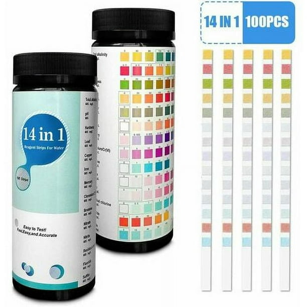 14 in 1 Test Strips for Drinking Water and Tap Water to Test Hardness ...