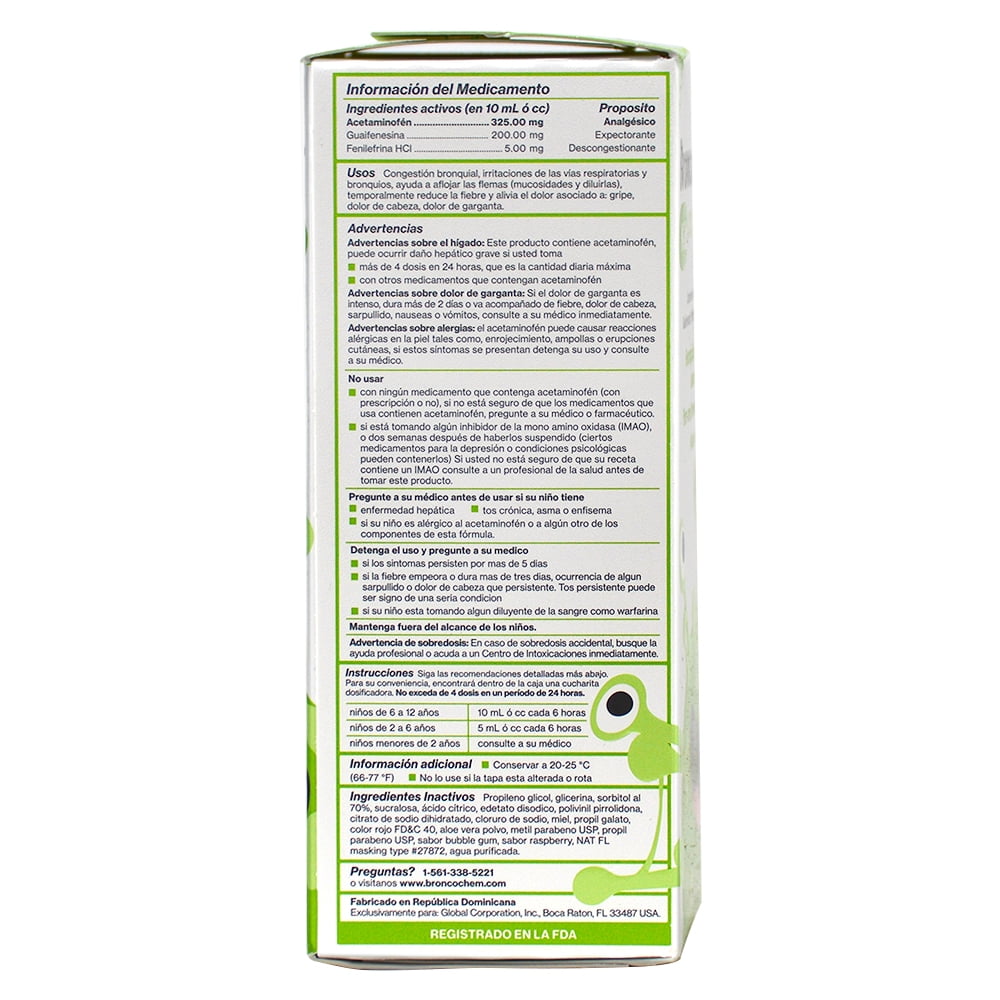 Buy BronCochem Kids Cold & Flu Syrup 4oz Online at Lowest Price in ...