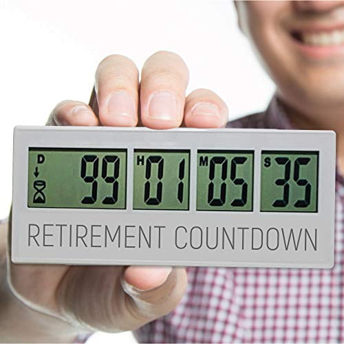 Retirement Countdown Clock, Up to 999 Day Countdown Timer - Walmart.com ...