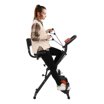 Node Fitness Foldable Indoor Cycling Bike - Upright Stationary Exercise ...