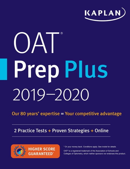 Kaplan Test Prep: Oat Prep Plus 2019-2020 : 2 Practice Tests + Proven ...
