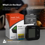 iHealth Track Plus Bluetooth Upper Arm Blood Pressure Monitor with Wide ...