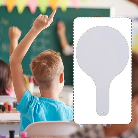 Board Answer Paddle Handheld Double Sided Quick Response Board Wooden ...