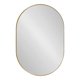 Kate and Laurel Rollo Capsule Framed Wall Mirror, Gold 20x30 - Walmart.com