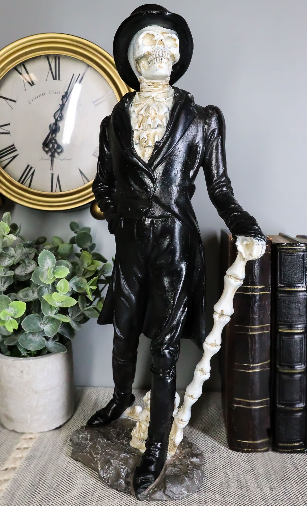 Ebros Skeleton Gentleman Groom in Steampunk Tuxedo and Top Hat Figurine ...