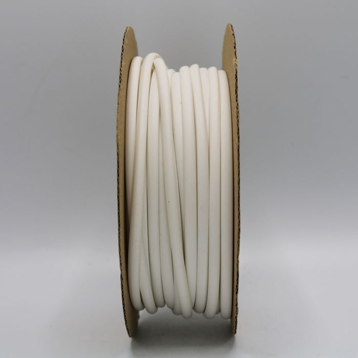 3/8" 3:1 Polyolefin Heat Shrink Tubing - (50 feet/spool) - White ...