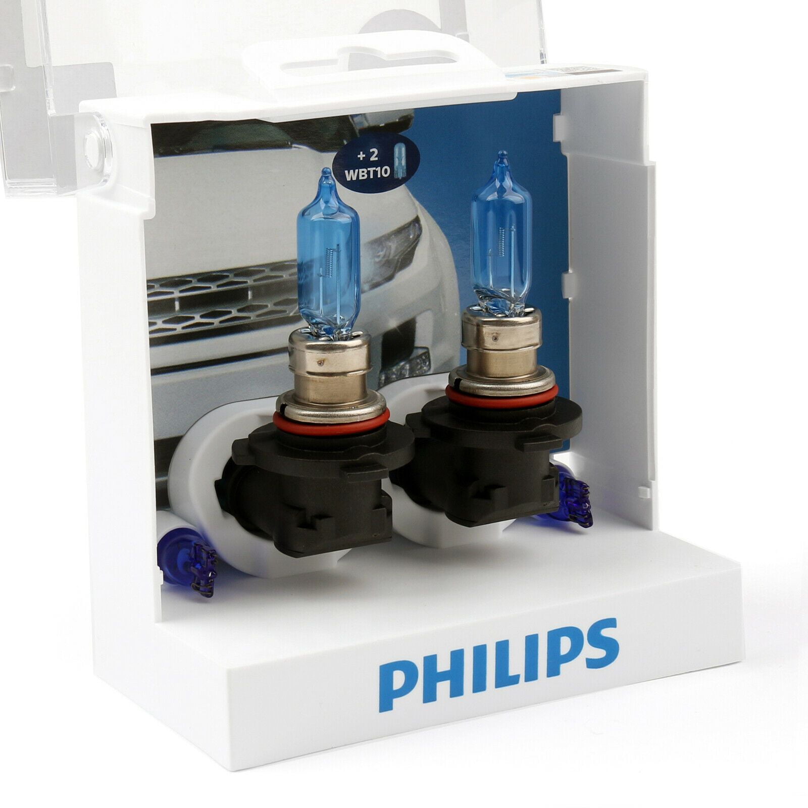 Philips HB3 9005 CV Crystal Vision 4300K Bright White Light 9005CVS2 ...