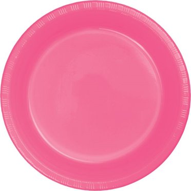 Touch of Color Plastic Lunch Plate, 7", Sunkissed Orange, 20 Ct ...