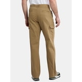 George Men's Cargo Pants Cotton Stretch Comfortable Fit Straight Mid ...