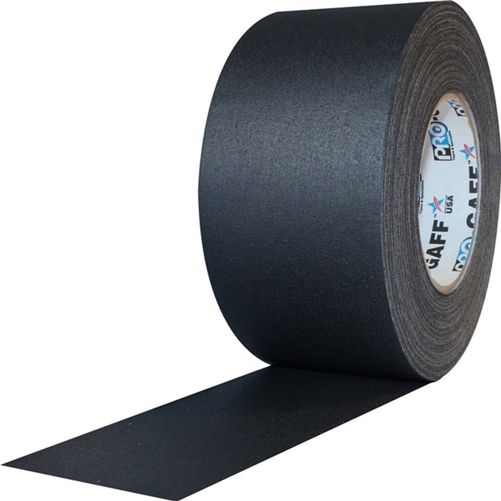 Pro Gaff Black Gaffers Tape 3" X 55 Yard Roll - Walmart.com