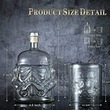 Stormtrooper Bottle Decanter, Starwars Storm trooper Whiskey Carafe ...