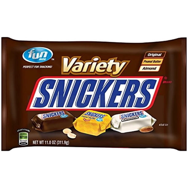 Snickers Fun Size Chocolate Bars Variety Mix Bag - 10.36 Oz - Walmart.com