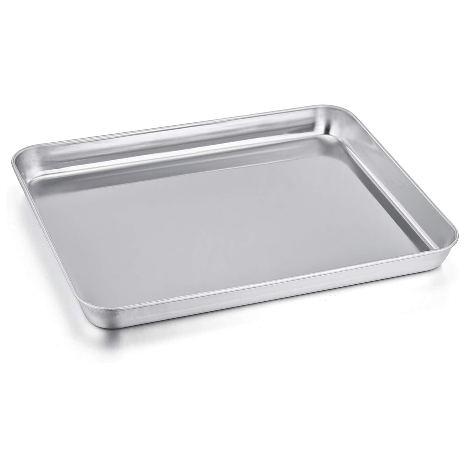 Vesteel Stainless Steel Baking Sheet, 12.5” x 9.75” x 1” Baking Pan ...