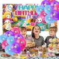 Fall Guys Party Supplies Plates Decorations Birthday Cake Topper Banner ...