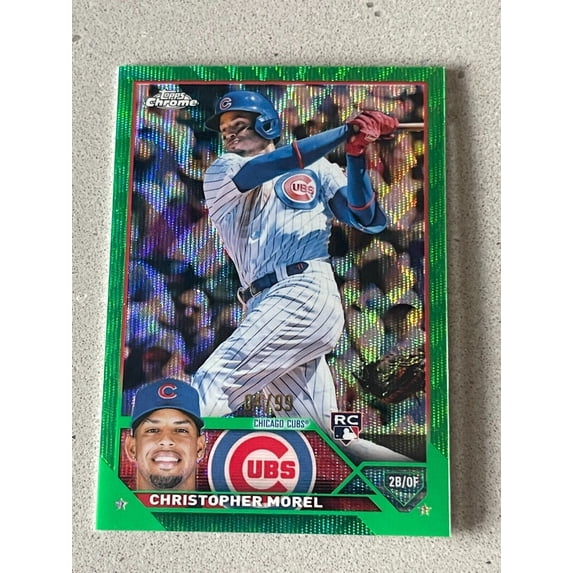 2023 Topps Chrome Christopher Morel Wave Parallel/Variety - Walmart.com