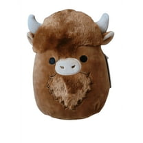 Squishmallow Official Kellytoys 12 Inch Borsa the Light Brown Highland ...