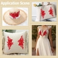 2 Pairs Polyester Embroidery Costume Accessories Applique Patch Sewing ...