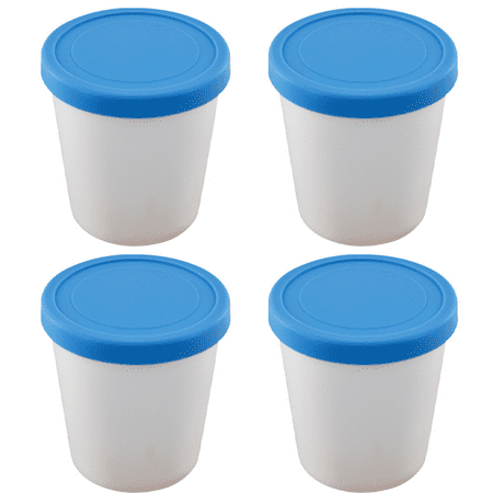 Ice Cream Containers LargeReusable BPA-Free Freezer Storage Tubs with ...