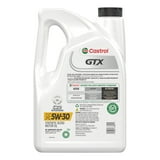 Castrol GTX 5W-30 Synthetic Blend Motor Oil 5 Quarts for Engine ...