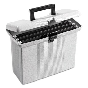 Office Depot Portable File Box, 10 11/16in.H x 14 11/16in.W x 10 3/8in ...