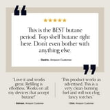 Colibri Premium Refillable Lighter Butane Fuel, 2 Pack, 50g/3.04 oz ...