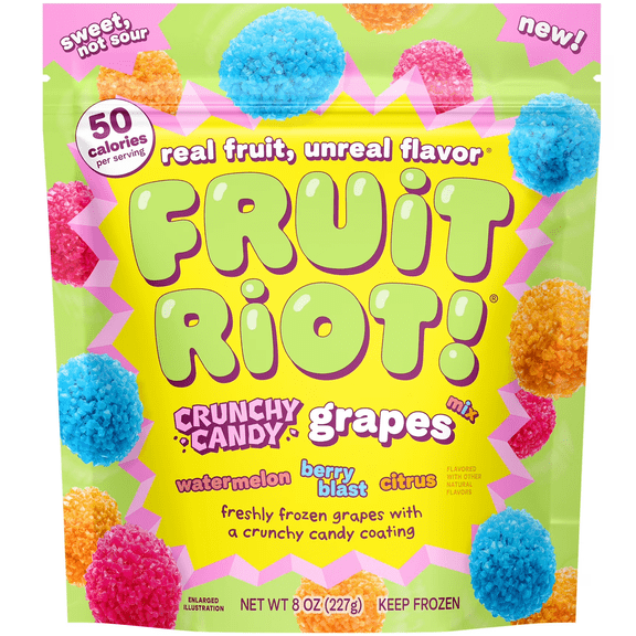 Fruit Riot Frozen Sour Candy Mixed Mango, Made with Real Fruit, 8oz ...