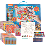 Nickelodeon Paw Patrol Kids Art Kit with Carrying Tin Gel Pens Markers ...