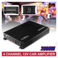 2000W 4 Channel Car Audio Amplifier Stereo Bass Speaker Car Power Audio ... 2000W 4 Channel Car Audio Amplifier Stereo Bass Speaker Car Power Audio ...