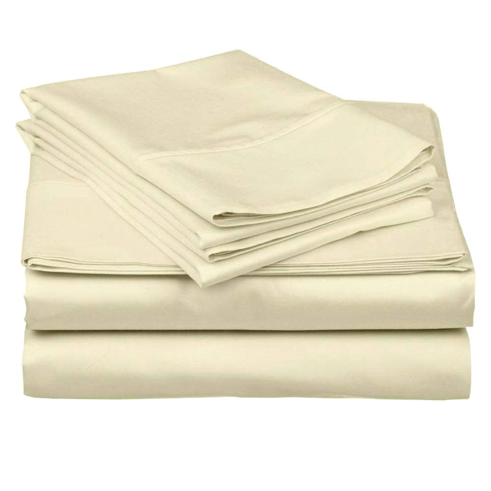 Bed Sheet Set 4 Piece with 1 Zipper Closure Duvet Cover - 100% Egyptian ...
