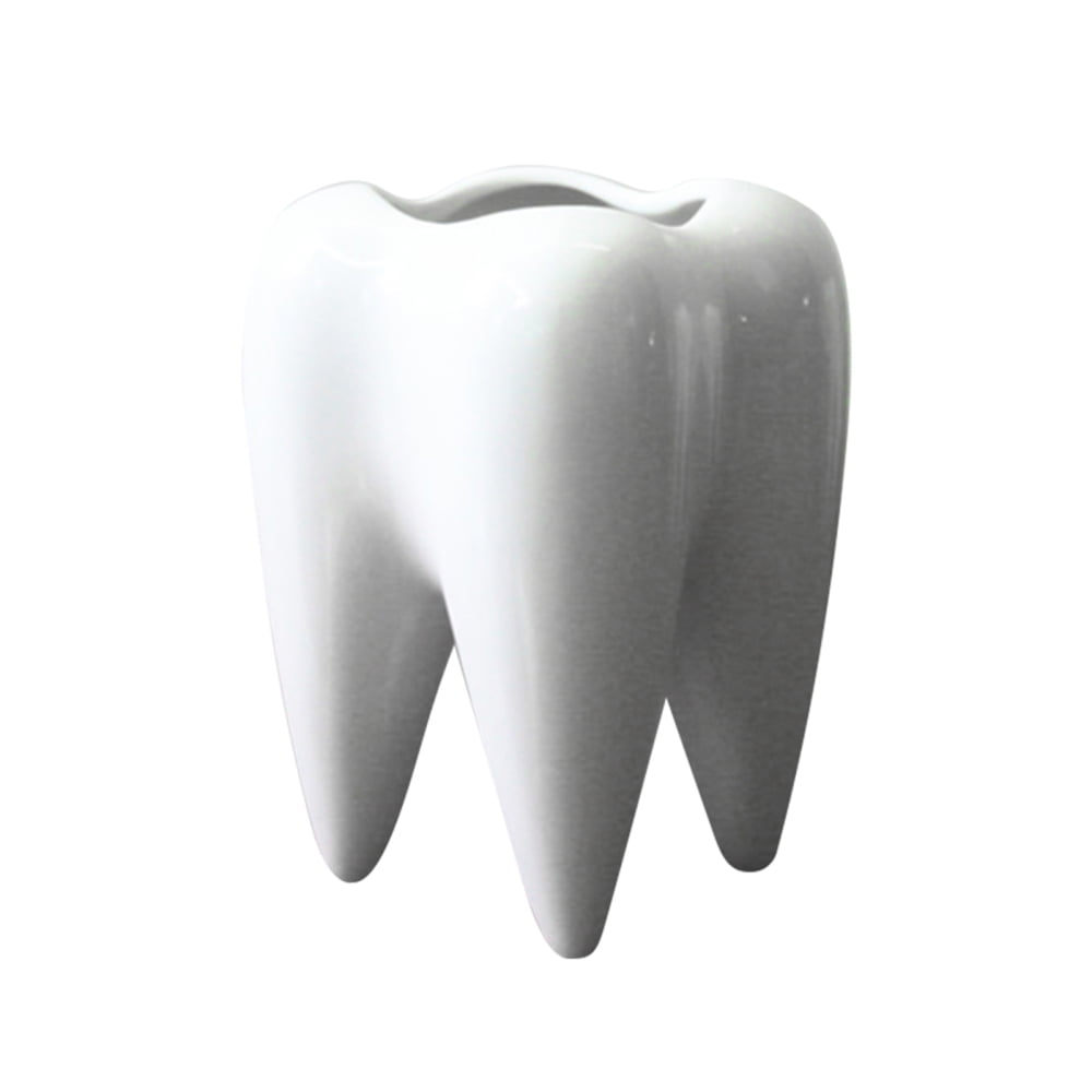 Tooth Shape Succulent Flower Pot Glazed Small Planter Pot Ceramic Made ...