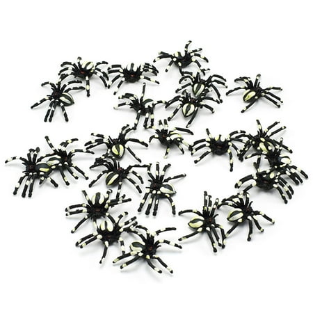 spider prank 10 PCS Creepy Spiders Toys Party Favor Realistic Halloween ...