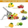 Large lemon squeezer, Manual Juicers stainless steel citrus juicer All ...