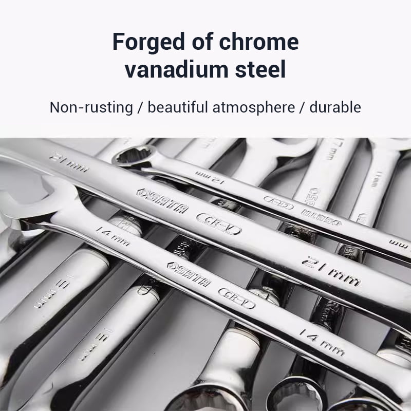 Open & 12-Point Box Wrench 8mm - Walmart.com