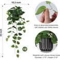 2 count Faux Pothos Potted Indoor Artificial Realistic Greenery Table ...