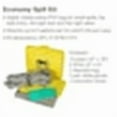 Brady Spill Kit Bag 5 gal Absorbs Oil Chemical Pads Socks Yellow OSHA ...